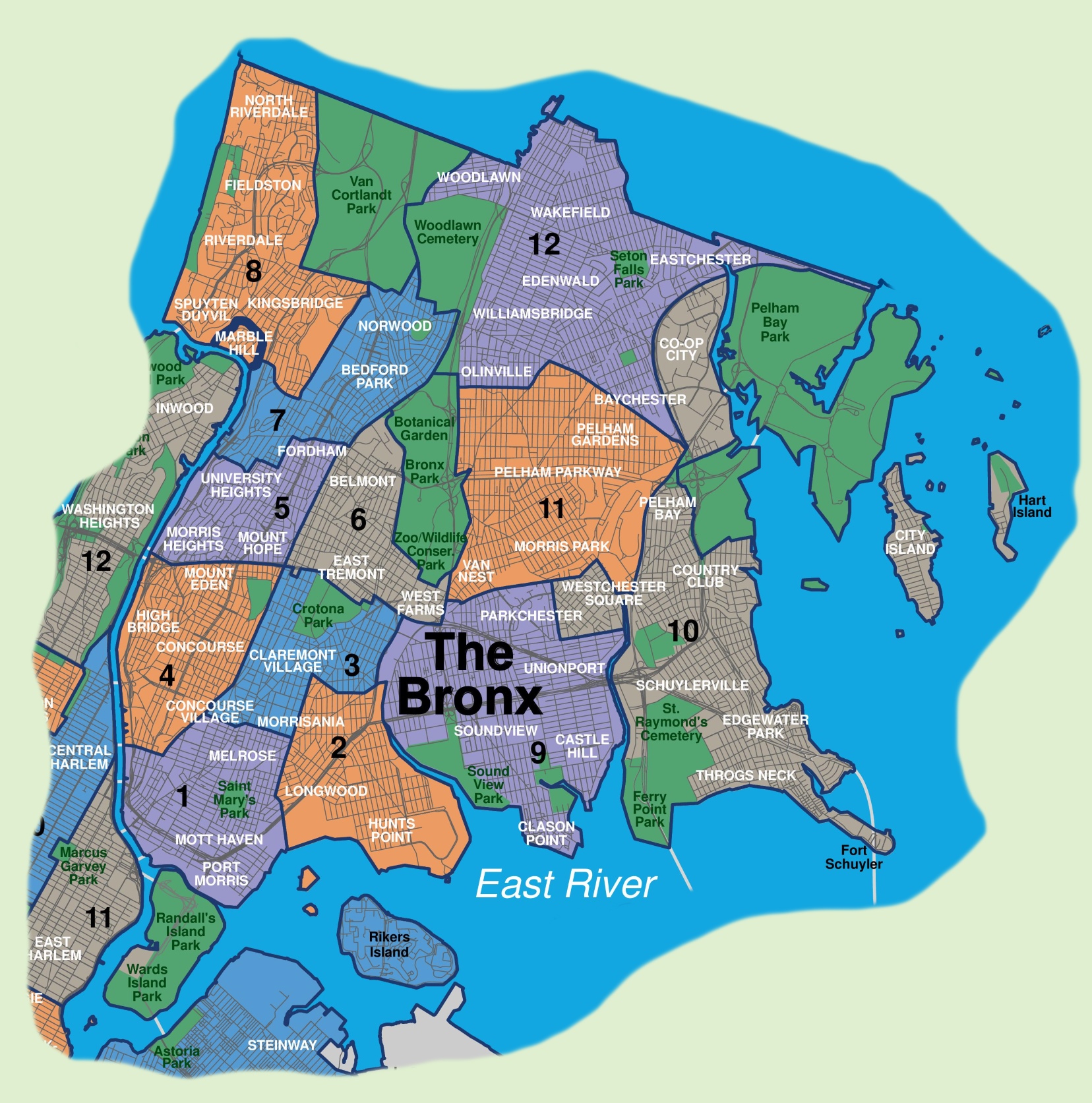 Exploring the Bronx Map: A Journey Through NYC’s Northern Jewel ...