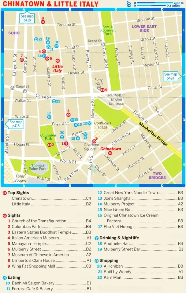 Exploring the Chinatown & Little Italy Map: A Journey Through NYC’s ...