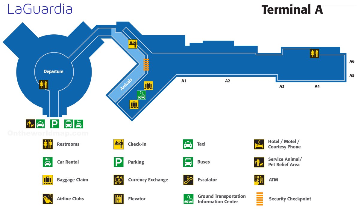 Laguardia Airport Diagram